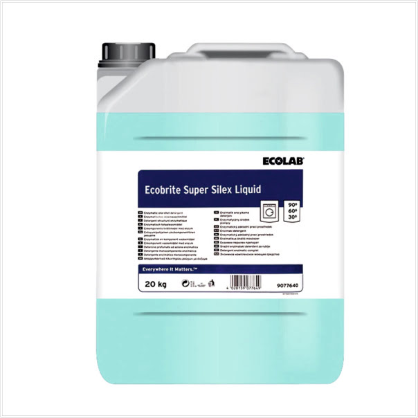 Ecolab Ecobrite Super Silex Detergent Rufe Enzimatic, 20kg. | Green ...